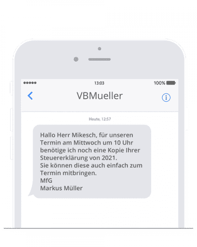 SMS Vorlagen für Terminerinnerungen | seven.io