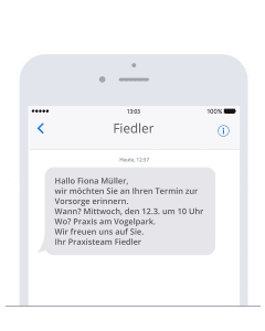 SMS Vorlagen für Terminerinnerungen | seven.io