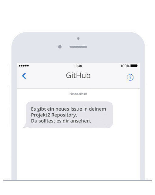 Voice-Nachrichten und SMS mit GitHub Actions | seven.io