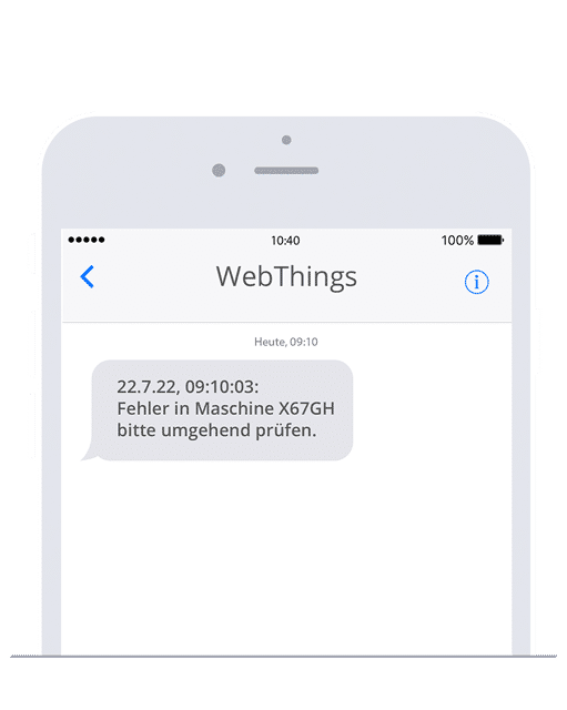 Versand von SMS mit WebThings | seven.io